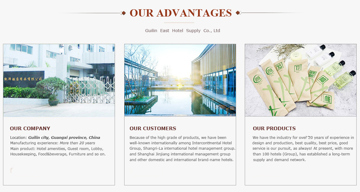 East Hotel Supply — Your one stop hotel supplier